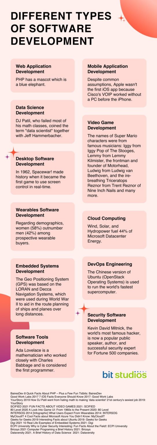 Different Types of Software Development | BIT Studios
